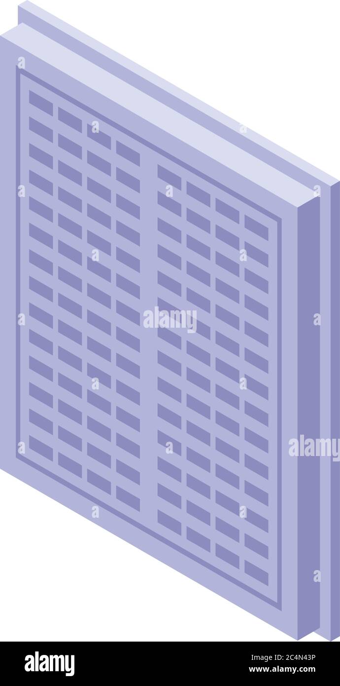 Ventilation conduct icon. Isometric of ventilation conduct vector icon ... Ventilation conduct icon. Isometric of ventilation conduct vector icon ...