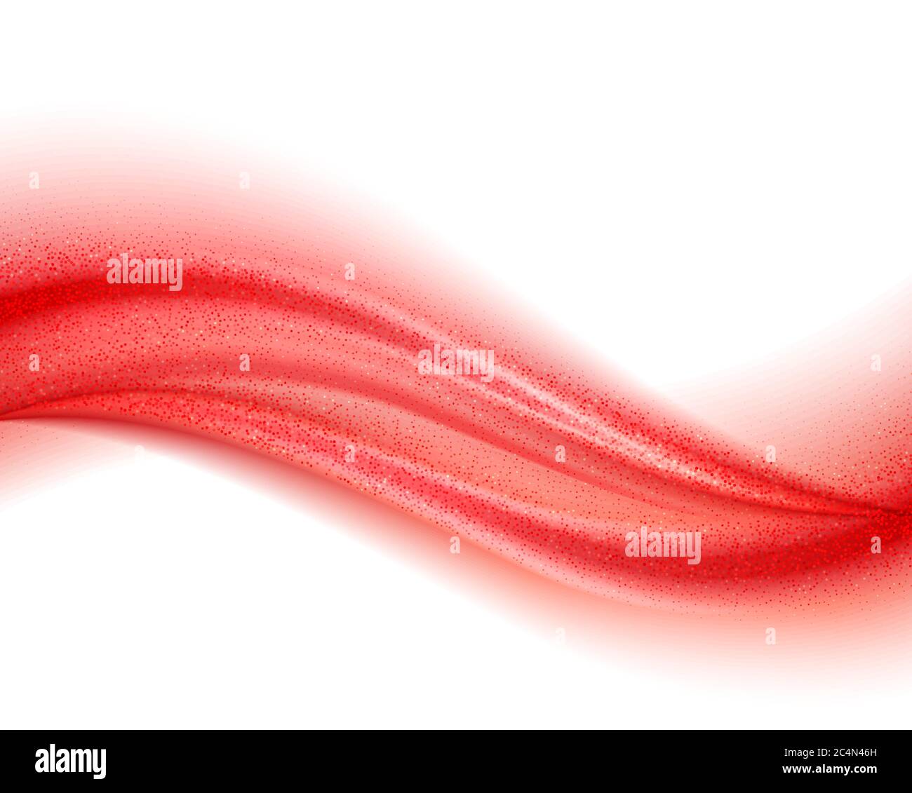 Abstract shiny color red wave design element Stock Vector Image & Art ...