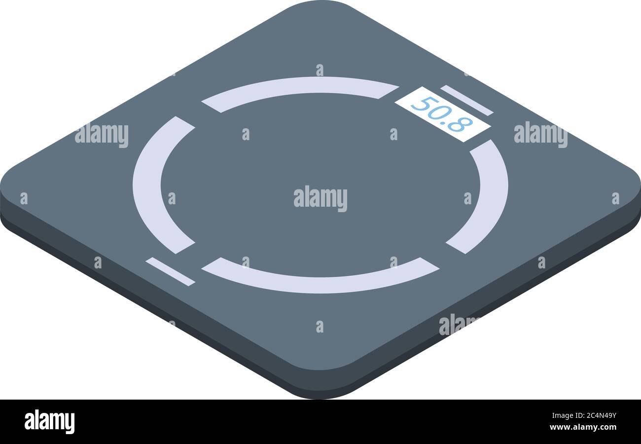 Home smart scales icon. Isometric of home smart scales vector icon for ...
