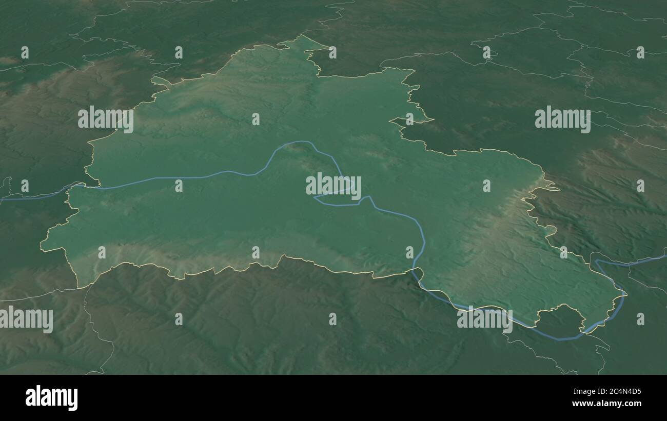 Zoom in on Oxfordshire (administrative county of England) outlined ...