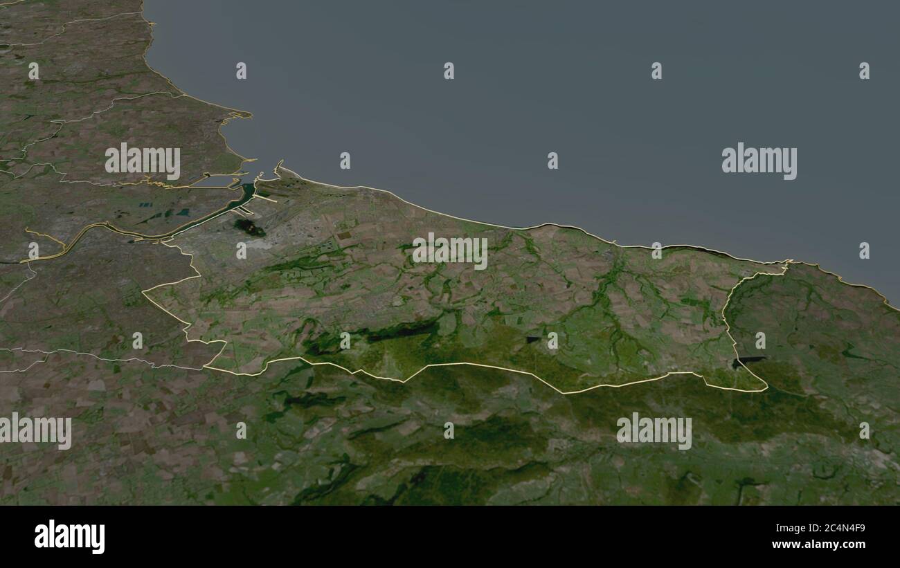 Map of redcar hi-res stock photography and images - Alamy