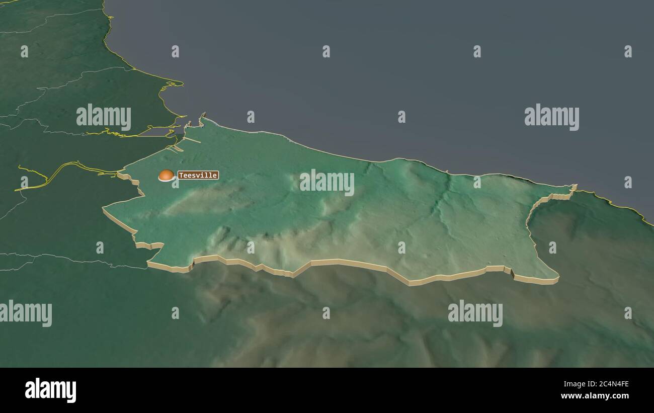 Map of redcar hi-res stock photography and images - Alamy