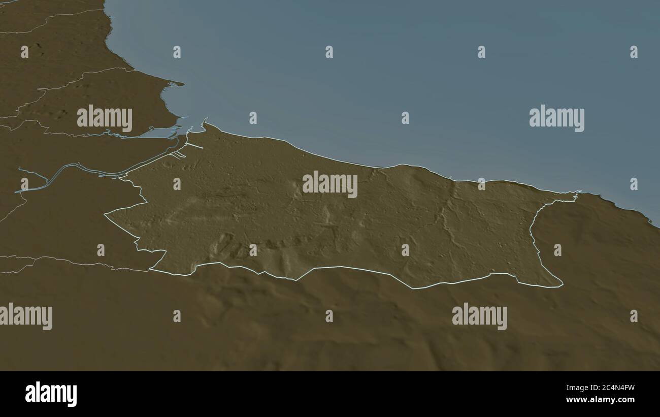 Redcar map hi-res stock photography and images - Alamy