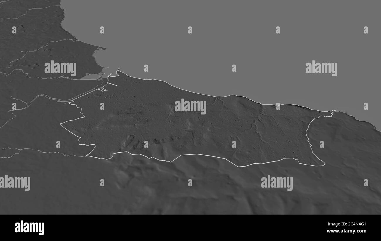 Map of redcar hi-res stock photography and images - Alamy