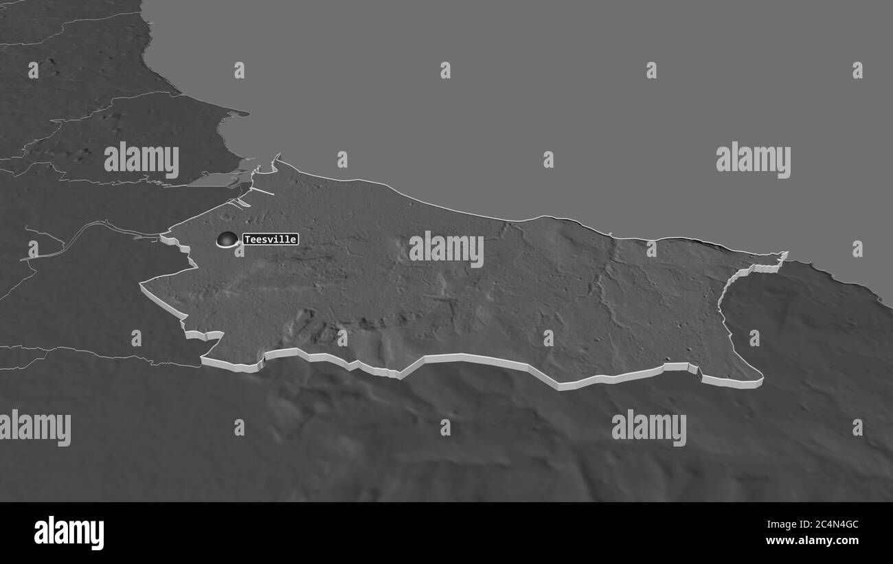 Map of redcar hi-res stock photography and images - Alamy