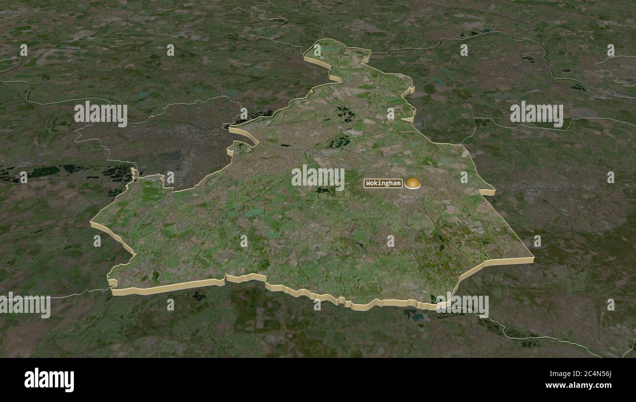 Wokingham map hi-res stock photography and images - Alamy