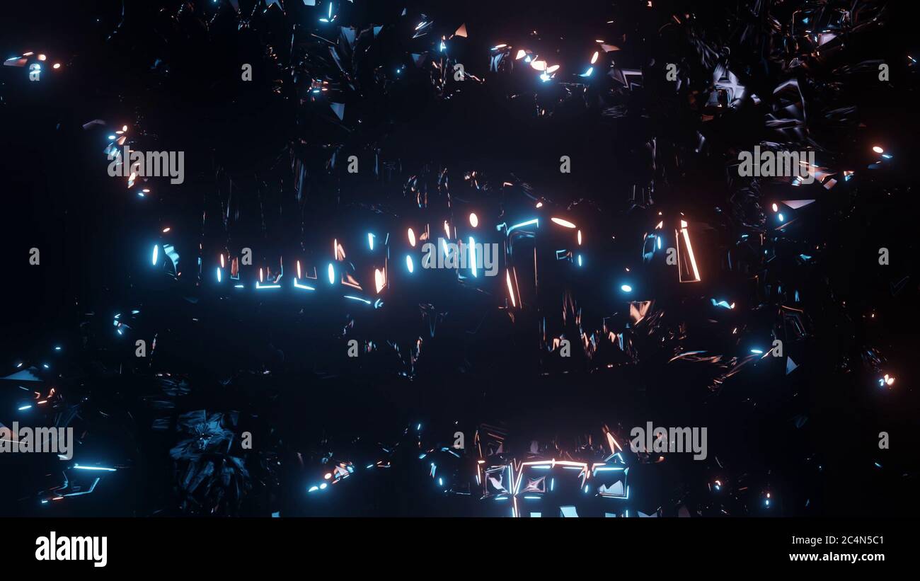 3D rendering of lights forming abstract shapes - perfect for futuristic ...