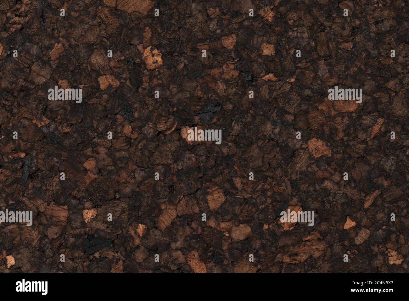 Texture of dark cork with oil finish Stock Photo - Alamy