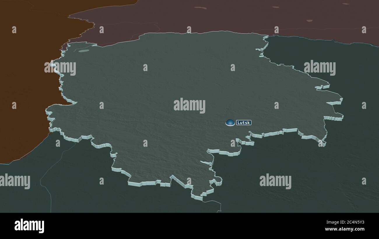 Map of volyn hi-res stock photography and images - Alamy