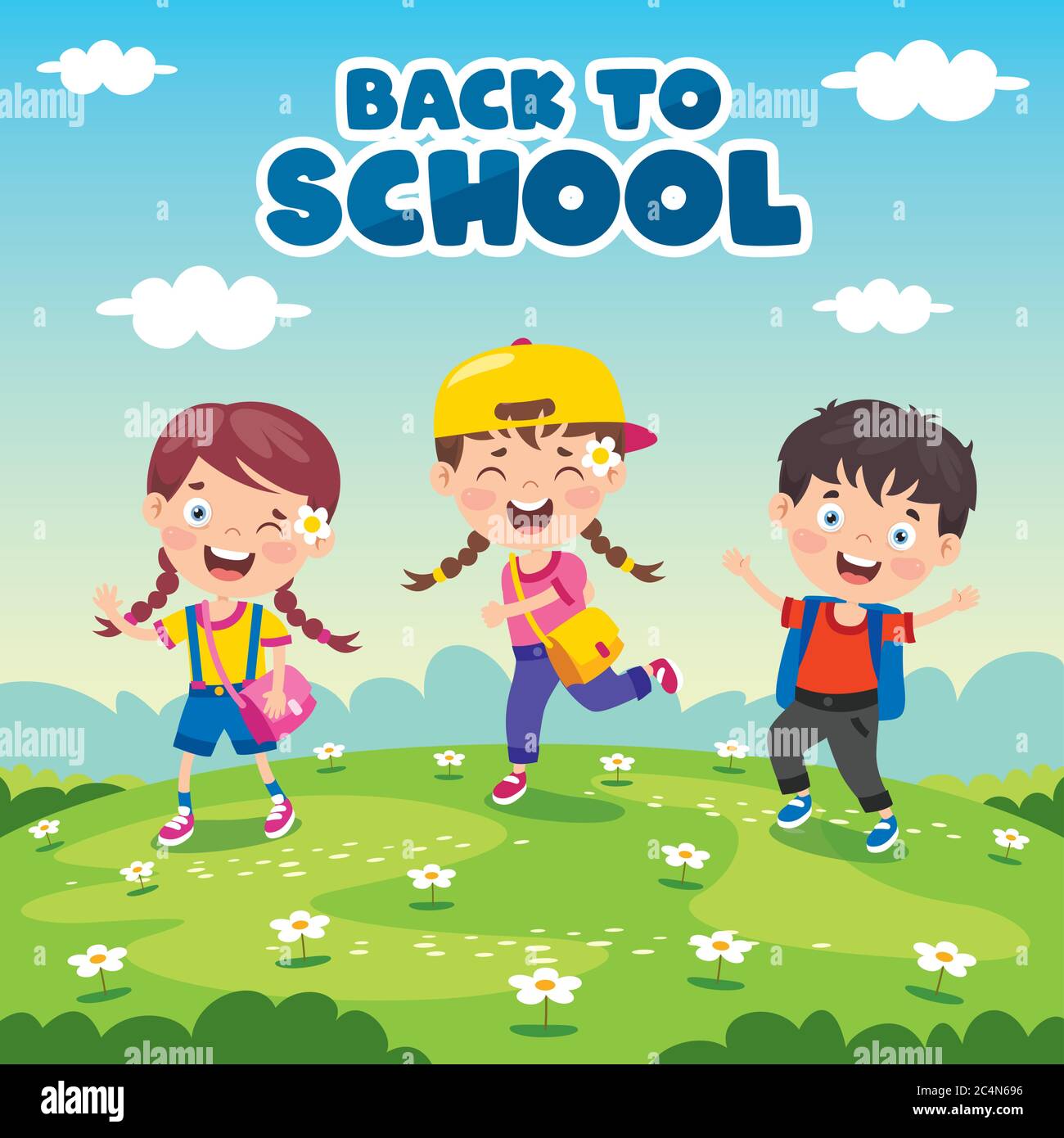 Funny School Cartoon For Kids