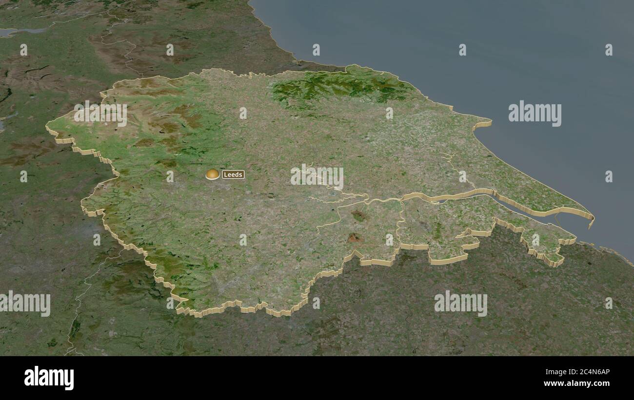 Yorkshire and humber satellite map hi-res stock photography and images ...