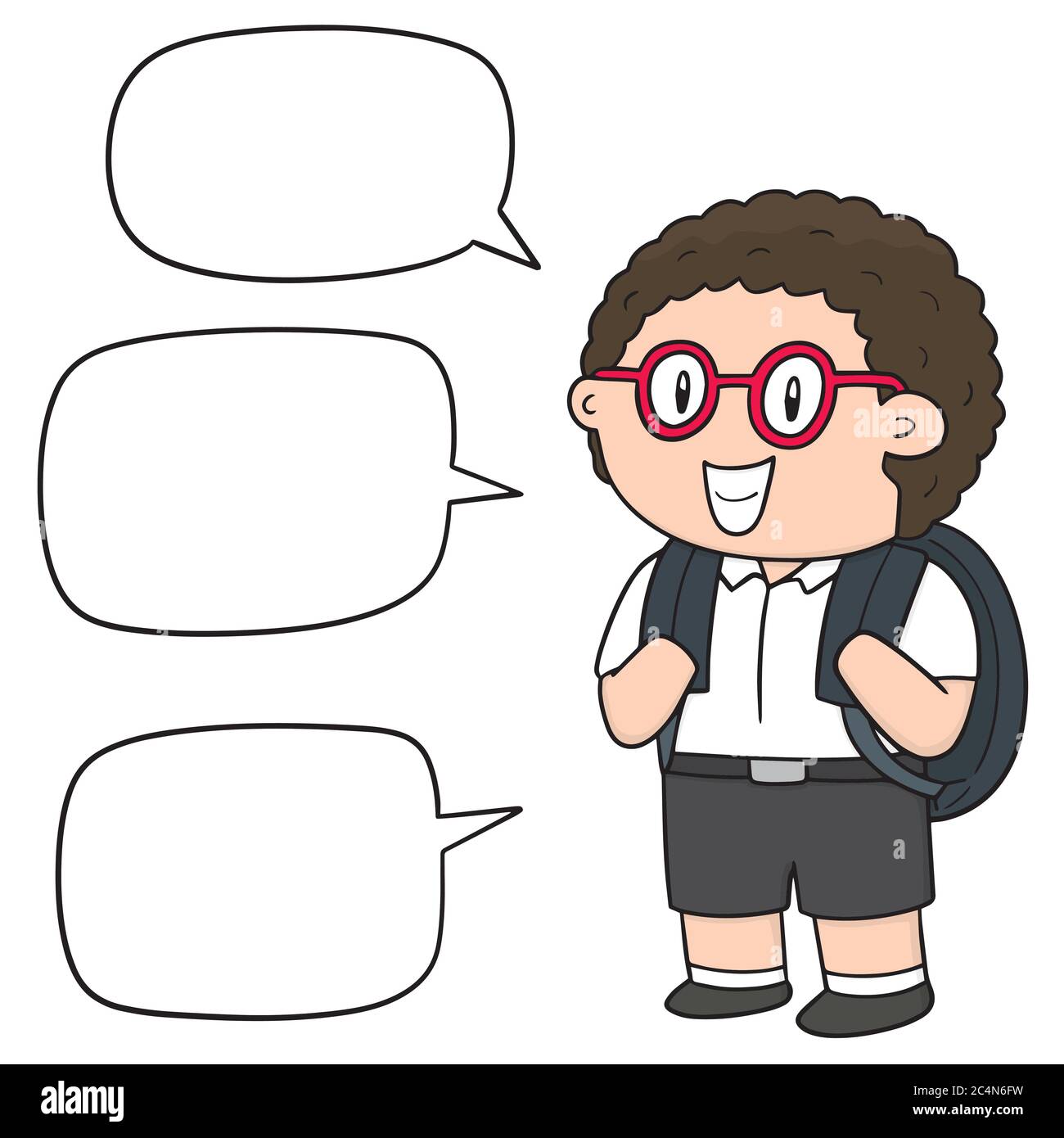 vector of student Stock Vector Image & Art - Alamy