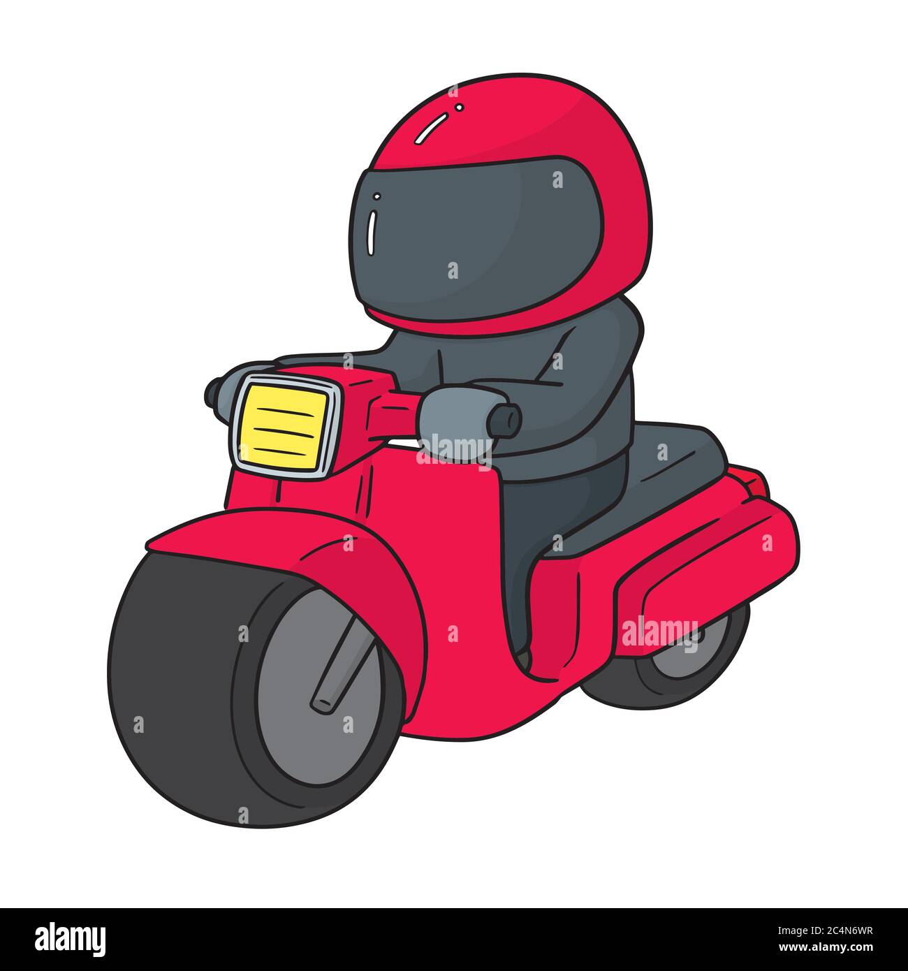 vector of riding motorcycle Stock Vector Image & Art - Alamy