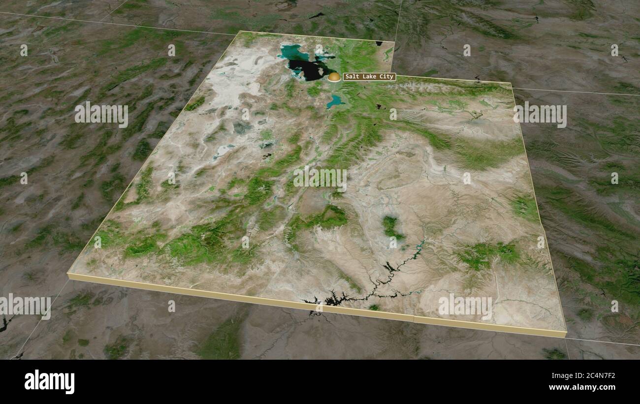 Map satellite geography utah hi-res stock photography and images - Alamy