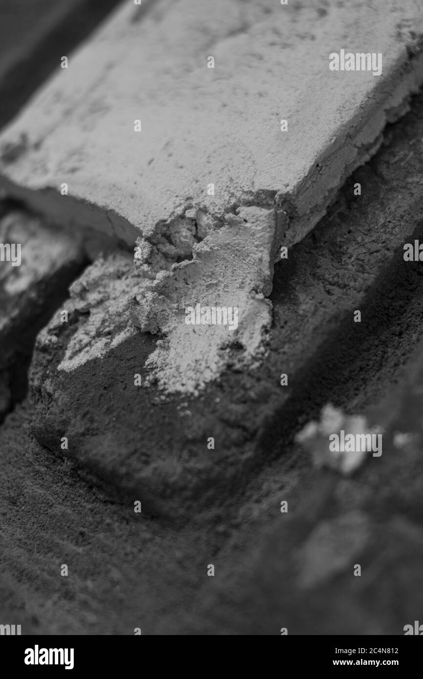 Grayscale closeup shot of an old cement wall texture Stock Photo - Alamy