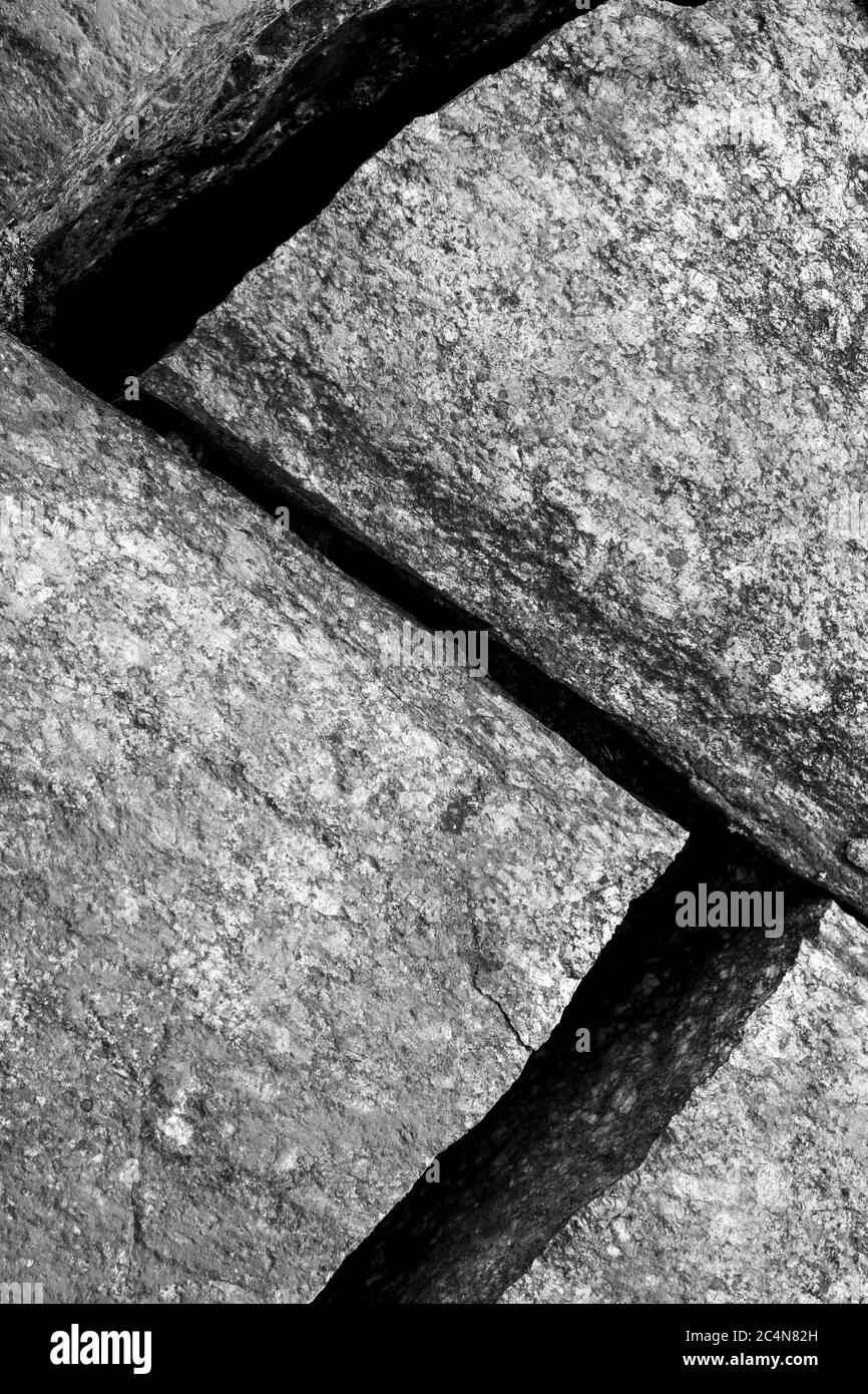 Rock breach Black and White Stock Photos & Images - Alamy