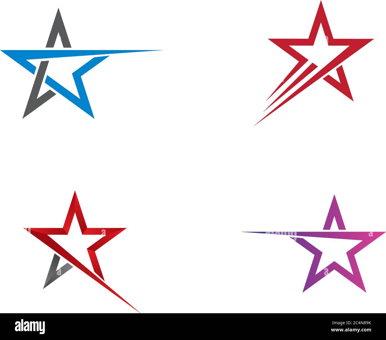 Star logo vector icon isolated symbol hi-res stock photography and ...