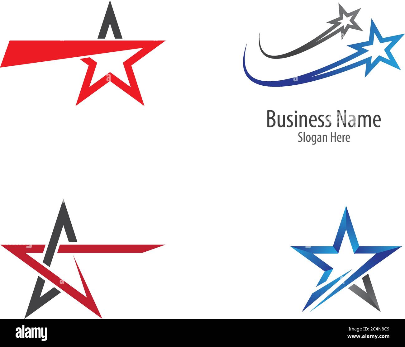 Star logo template vector icon illustration design Stock Vector Image ...