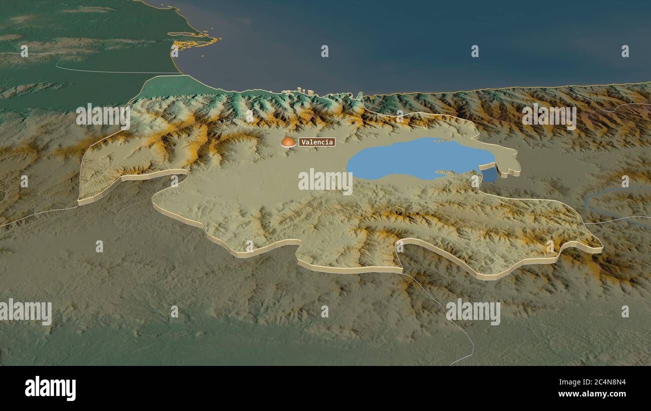 Valencia carabobo map hi-res stock photography and images - Alamy