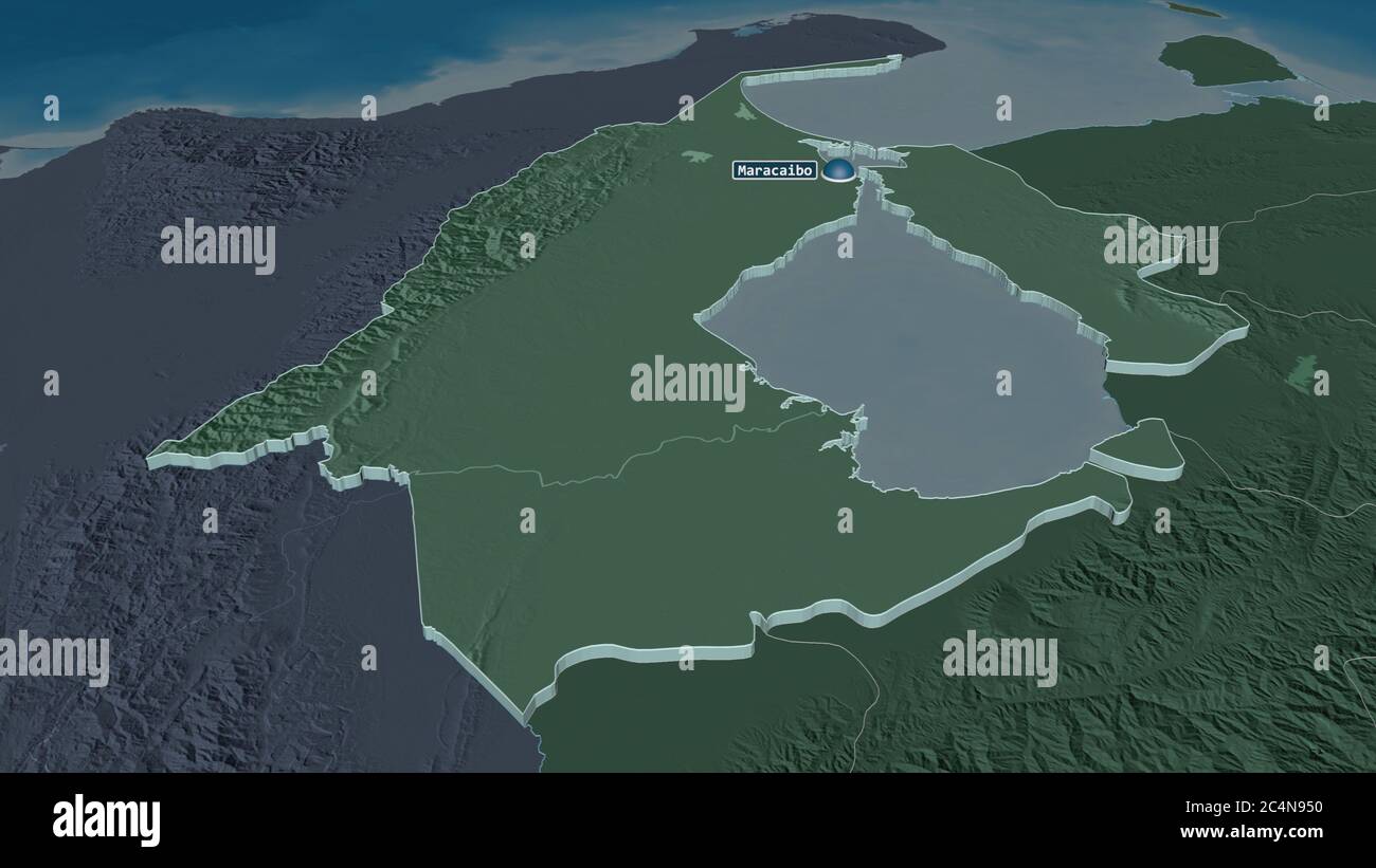 Zulia Map High Resolution Stock Photography and Images - Alamy