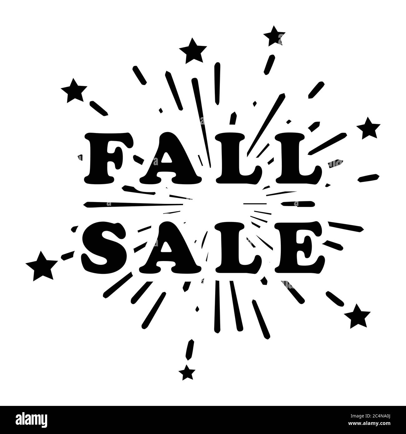 Autumn sale poster banner Black and White Stock Photos & Images - Alamy