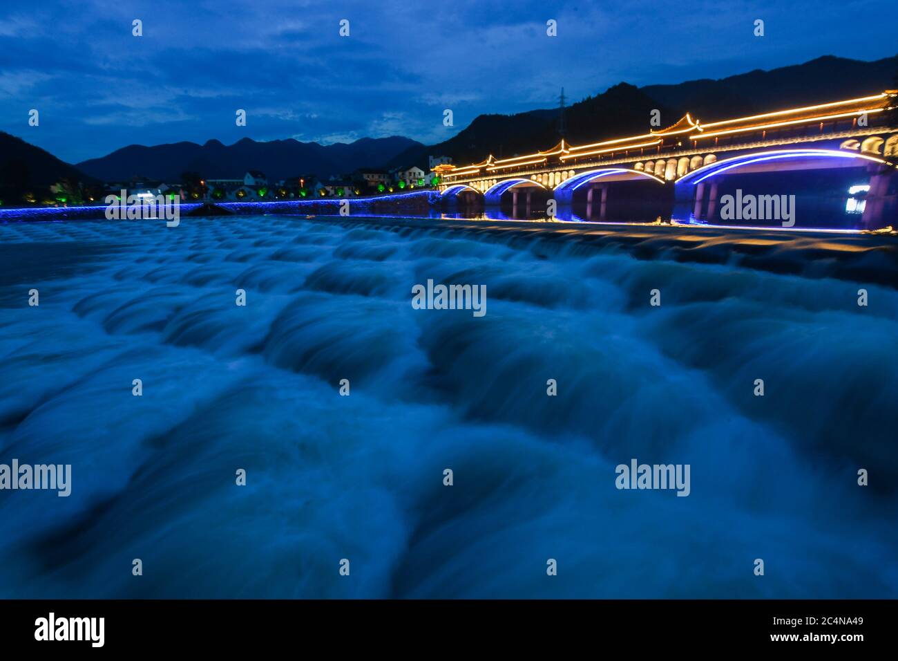 Hangzhou. 27th June, 2020. Photo taken on June 27, 2020 shows water ...