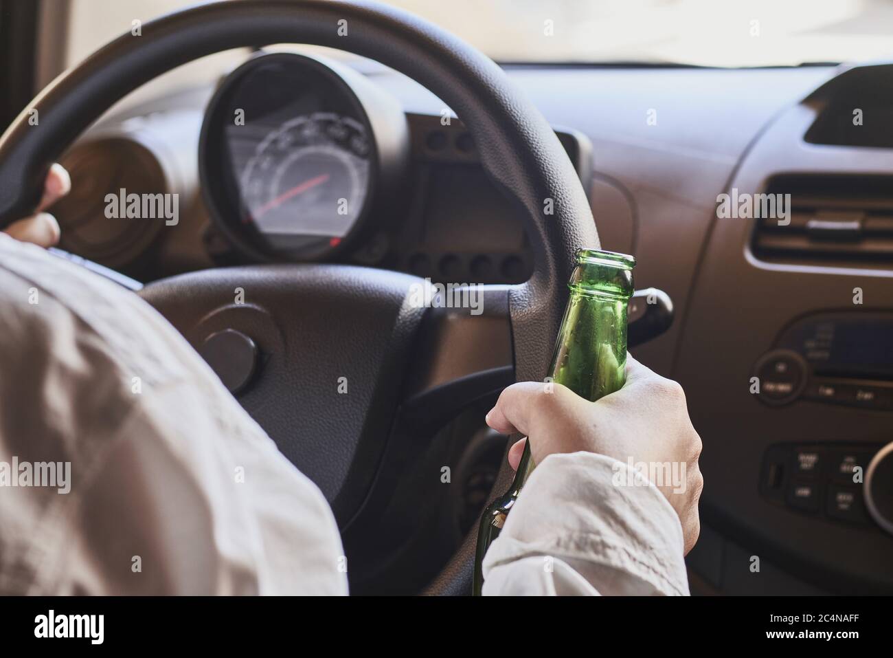 Drunk Person Driving A Car