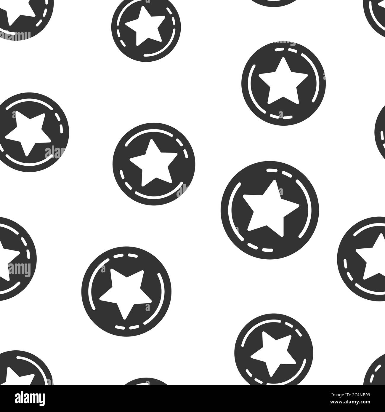 Loyalty icon in flat style. Reward vector illustration on white ...