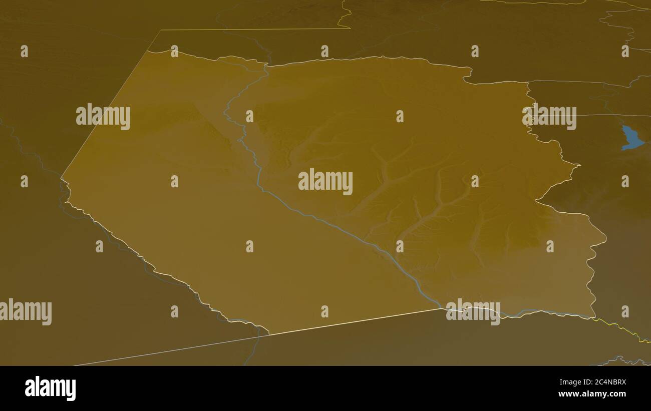 Zambia topographic map hi-res stock photography and images - Alamy
