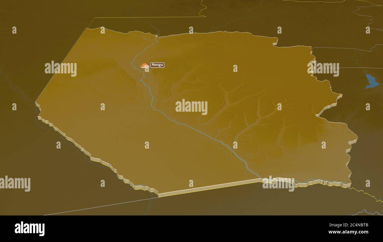 Zambia topographic map hi-res stock photography and images - Alamy