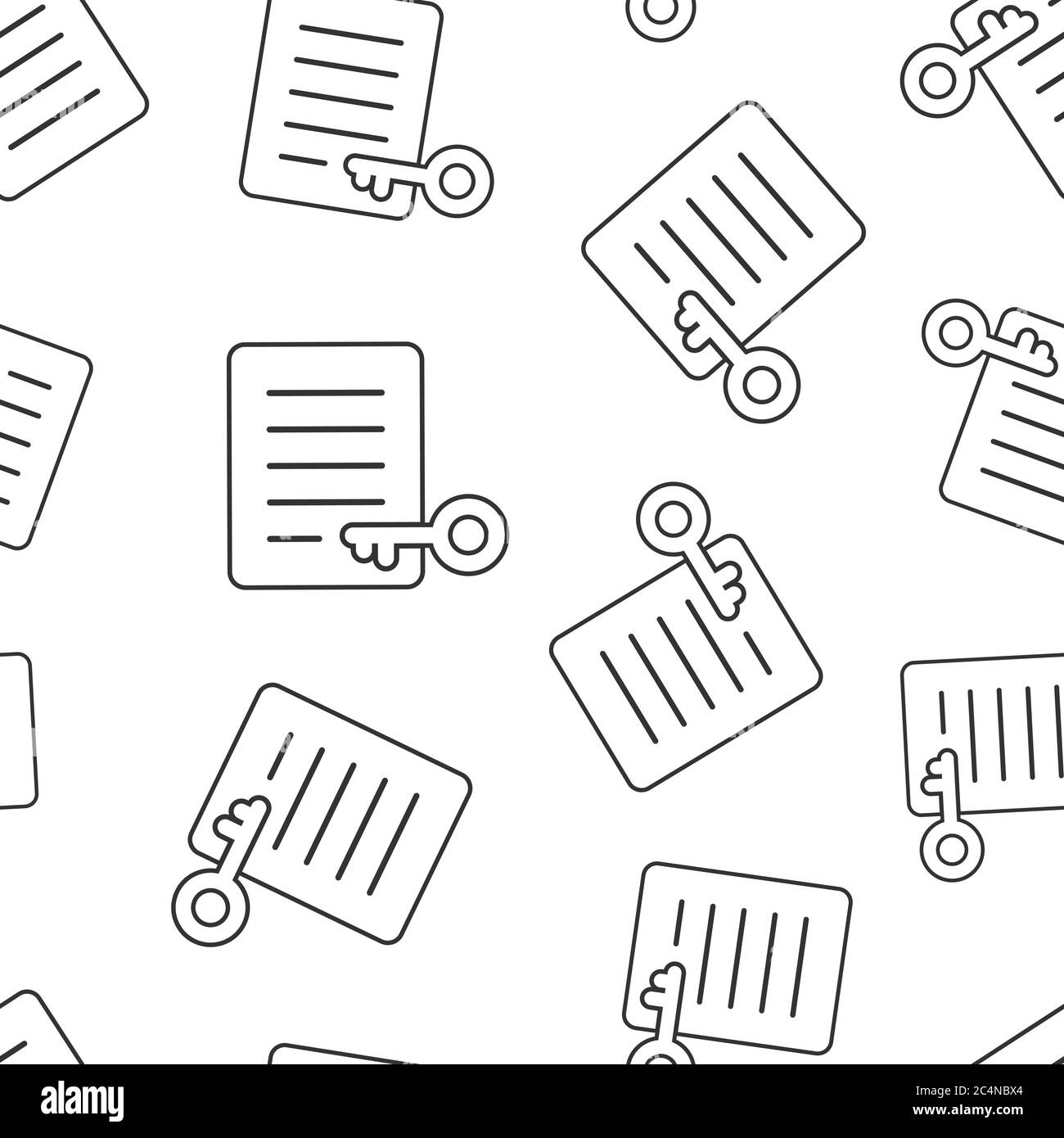 Password account icon in flat style. Keyword vector illustration on ...