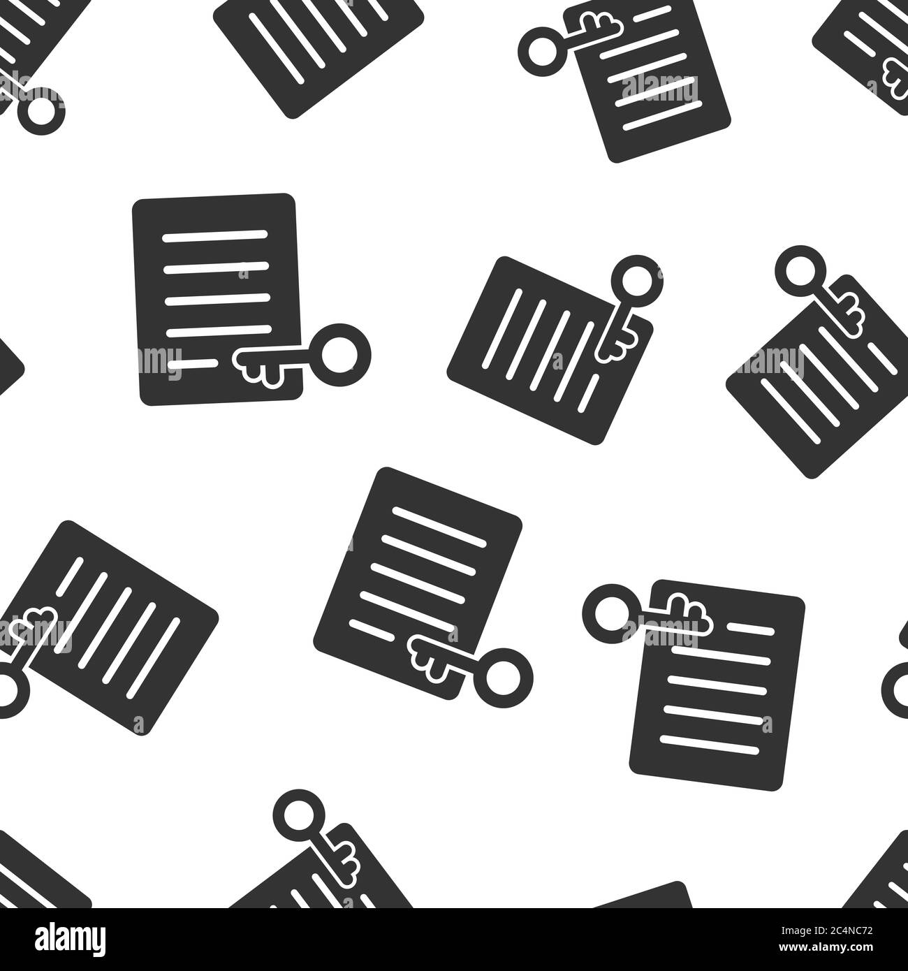 Password account icon in flat style. Keyword vector illustration on ...