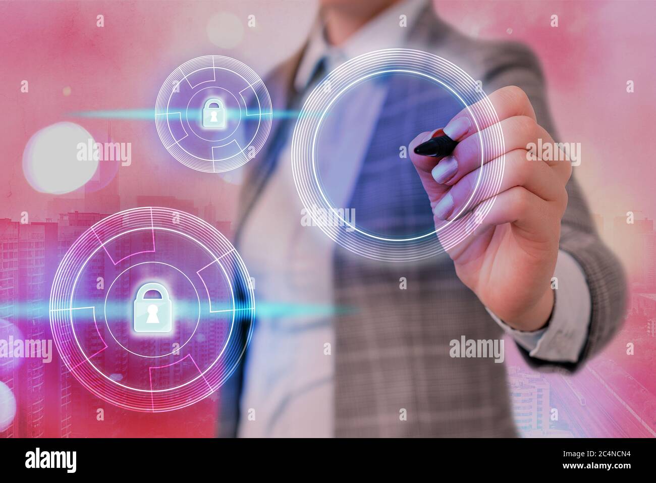 Graphics Padlock For Web Data Information Security Application System ...