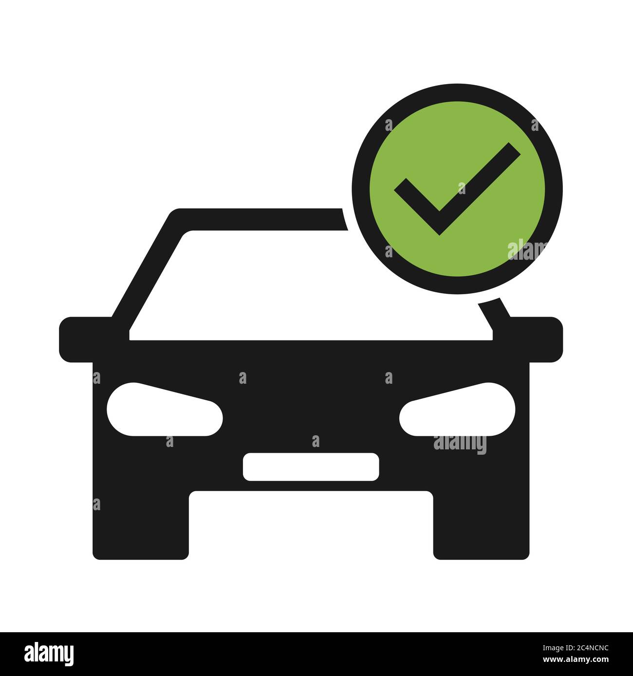 Car icon isolated on white background. Automobile symbol, vector ...