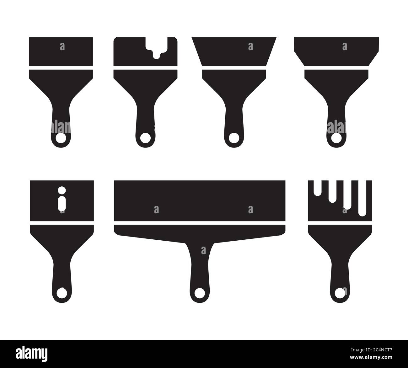 Black spatula logo Stock Vector Image & Art - Alamy