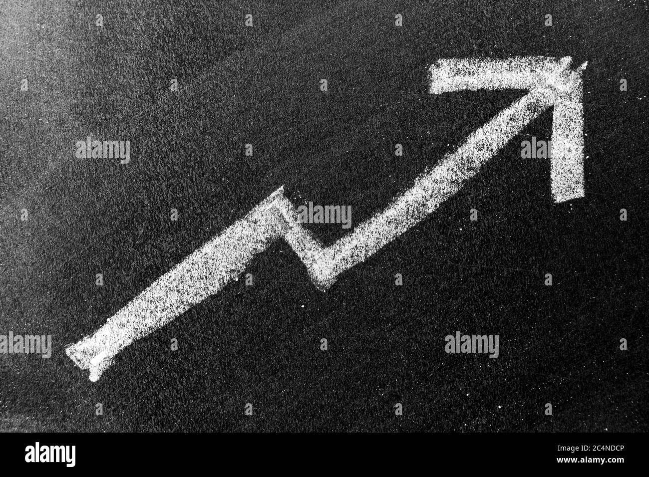 Design of cost chart on blackboard hi-res stock photography and images ...