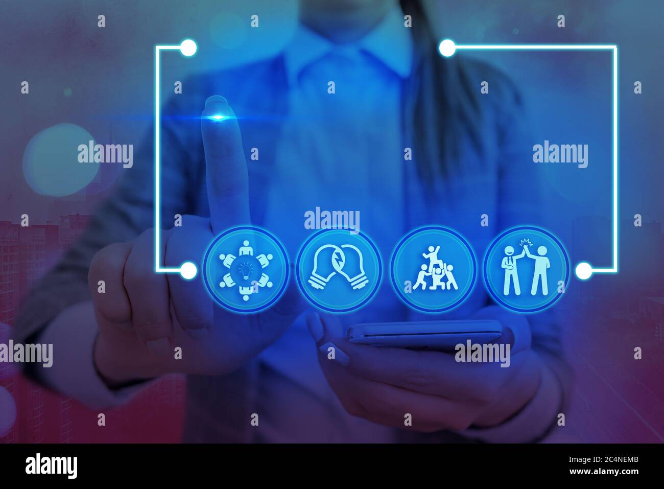 Information Digital Technology Network Connection Infographic Elements ...