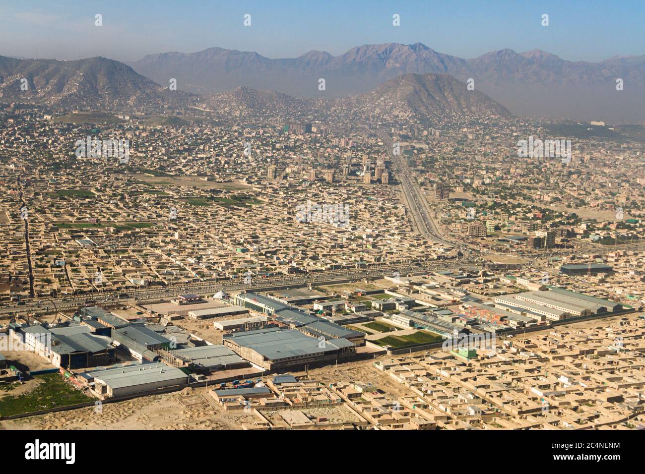 Density of population in Kabul Afghanistan Stock Photo - Alamy