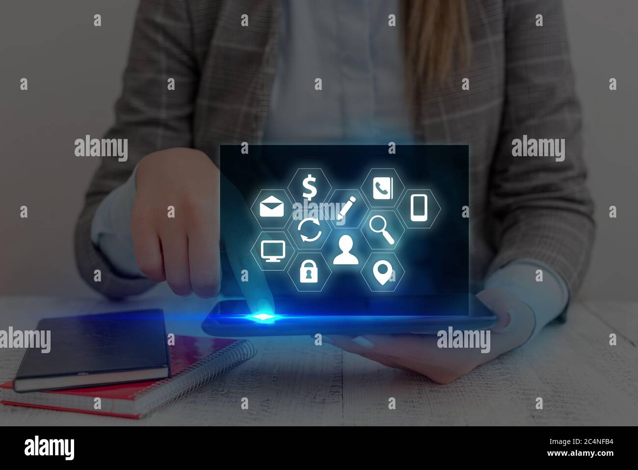 Information Digital Technology Network Connection Infographic Elements ...