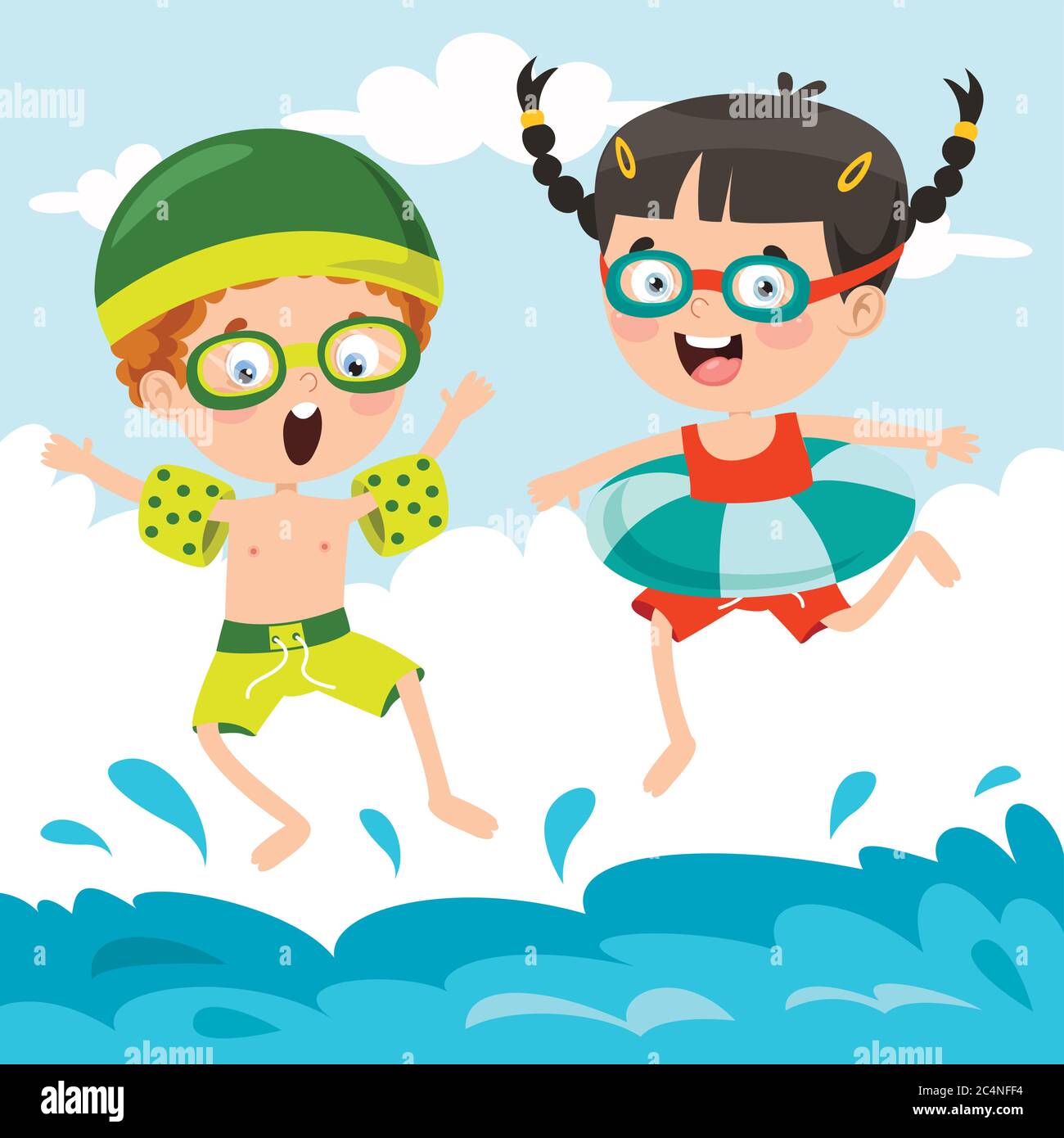 Seaside characters Stock Vector Images - Alamy