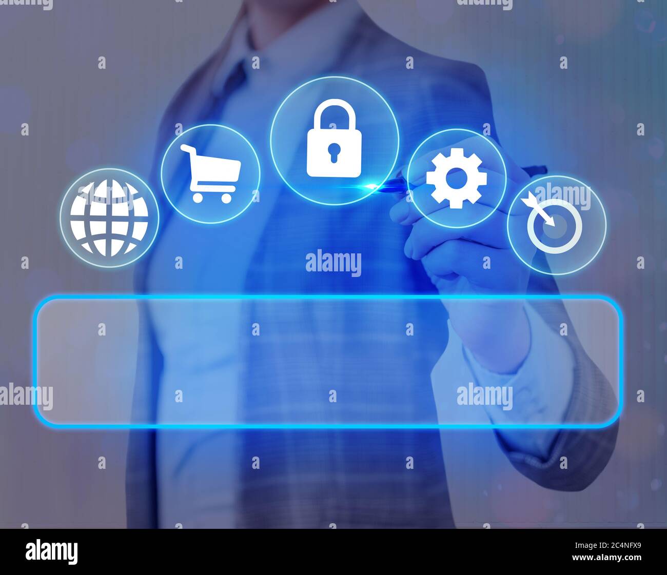 Information Digital Technology Network Connection Infographic Elements ...