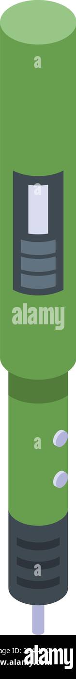 3d pen engineering icon. Isometric of 3d pen engineering vector icon ...