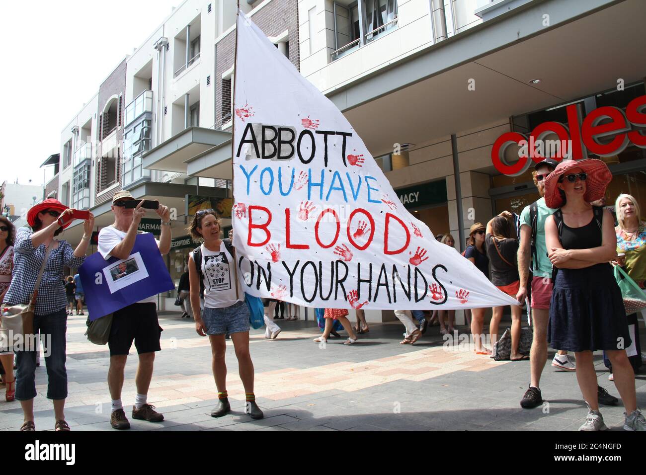 Blood on hands action hi-res stock photography and images - Alamy