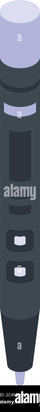 Orange 3d pen isolated Stock Vector Images - Alamy