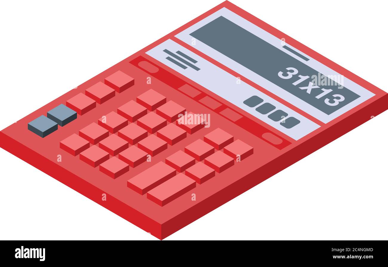 Classic digital calculator Stock Vector Images - Alamy