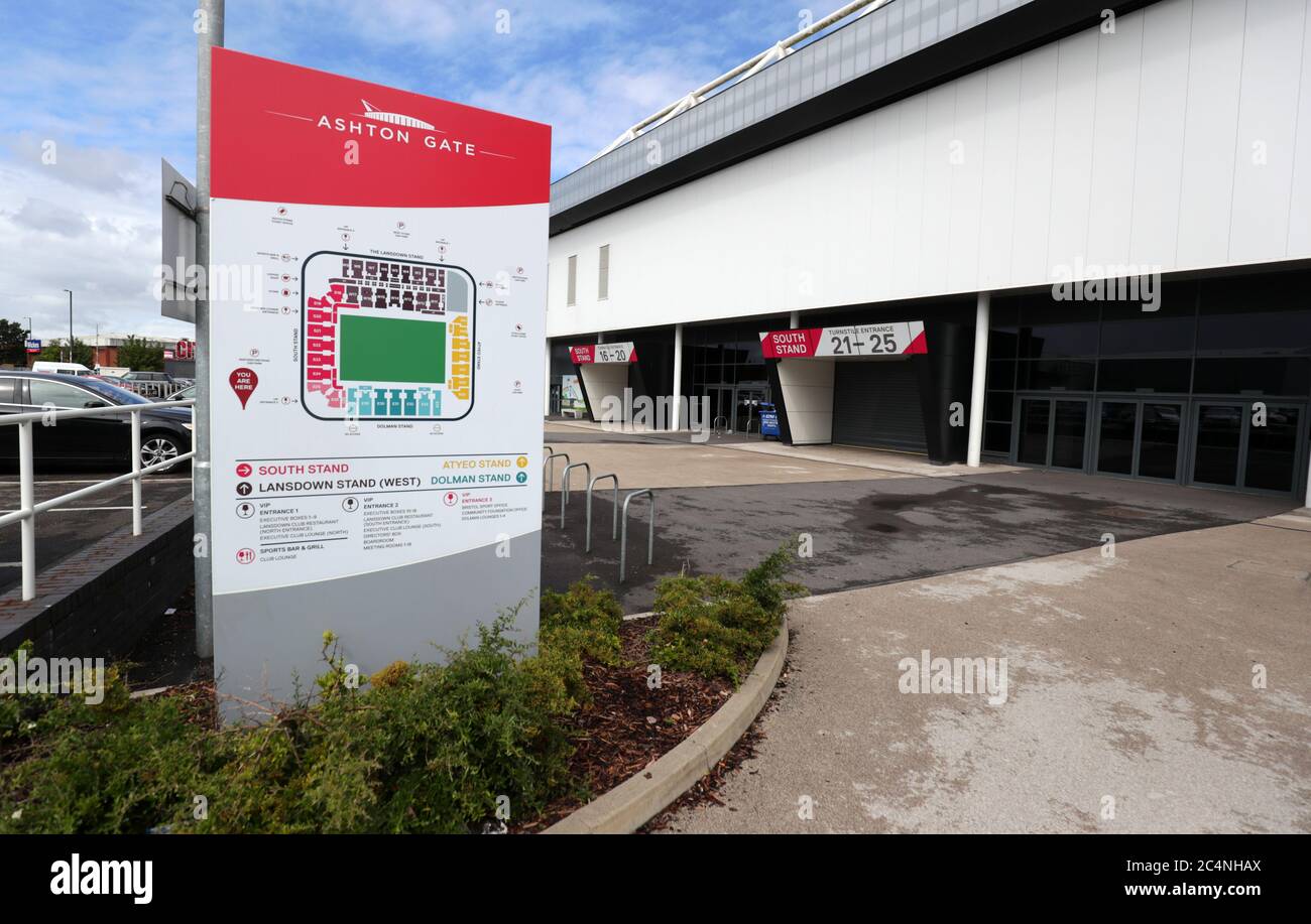 Signage at ashton gate hi-res stock photography and images - Alamy