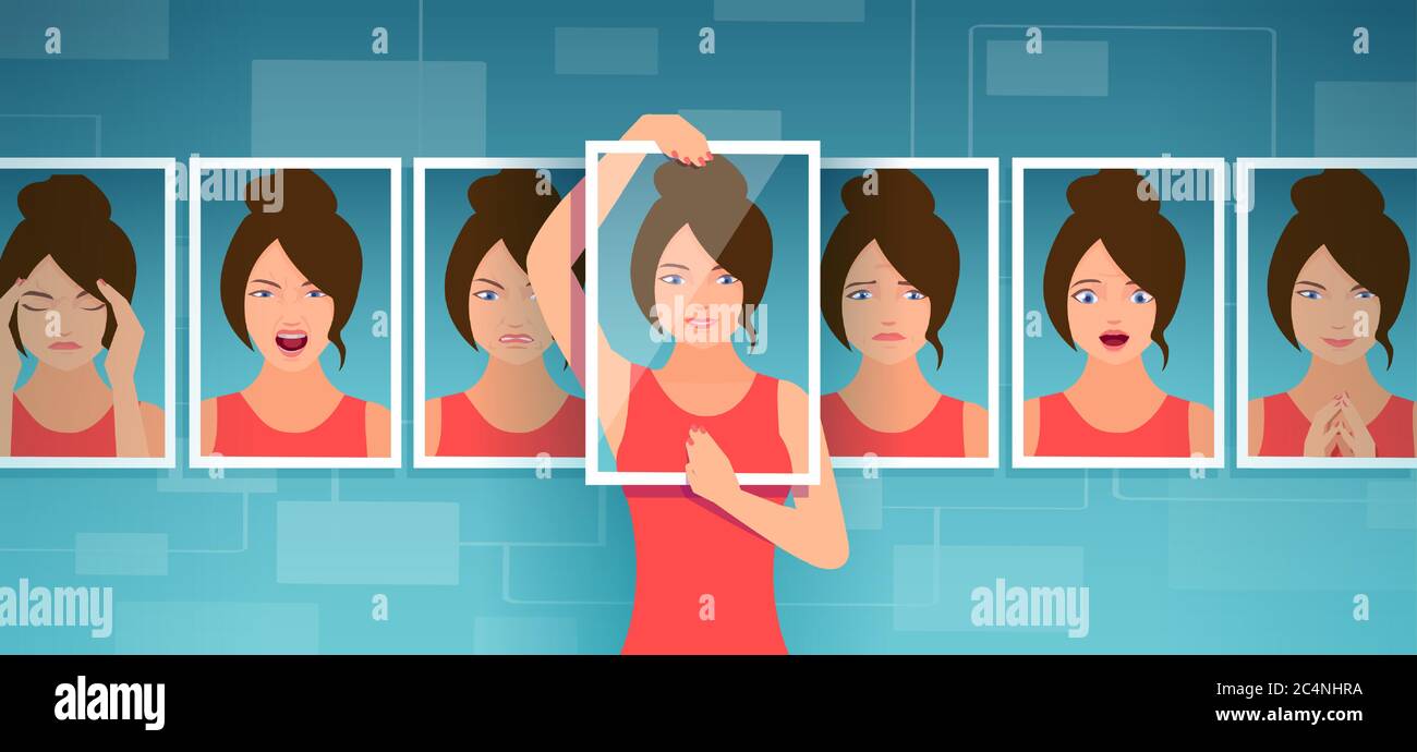 Self expression vector vectors hi-res stock photography and images - Alamy