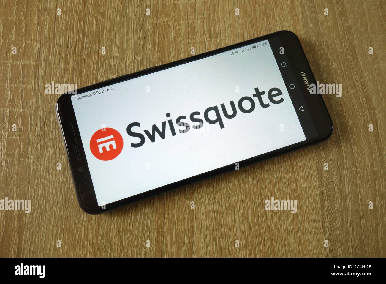 Swissquote Group Holding Ltd logo displayed on smartphone Stock Photo ...