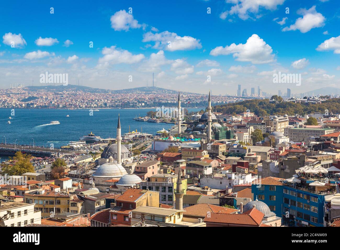 Istanbul view, Turkey in a beautiful summer day Stock Photo - Alamy