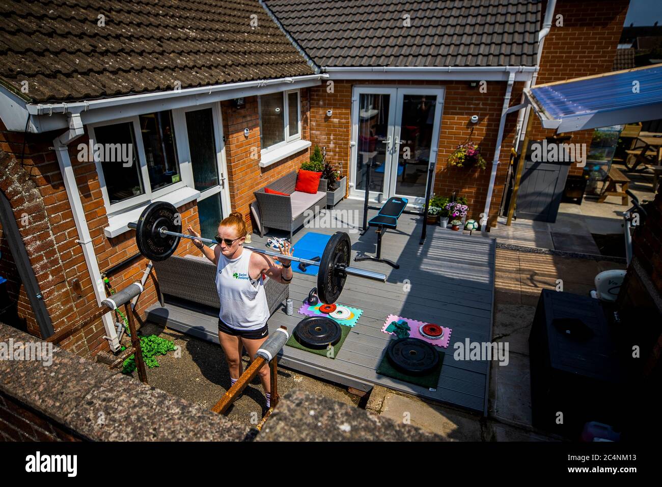 Danielle Hill Irish International swimmer and Olympic hopeful trains at ...